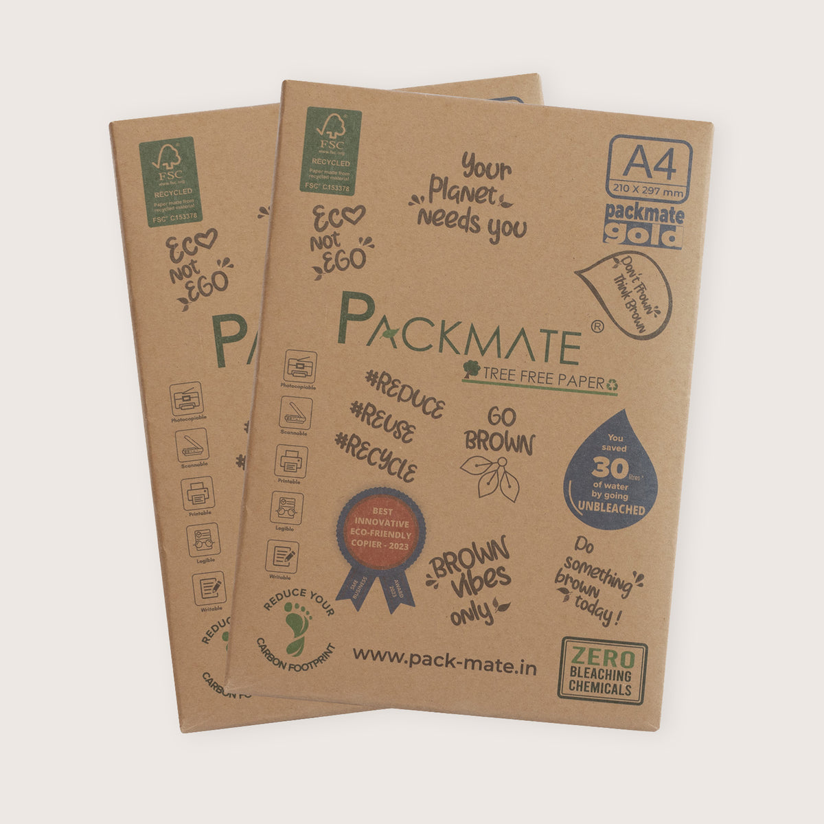 Affordable A4 Paper Ream Price - Packmate Gold Copier Paper (500 Sheets ...