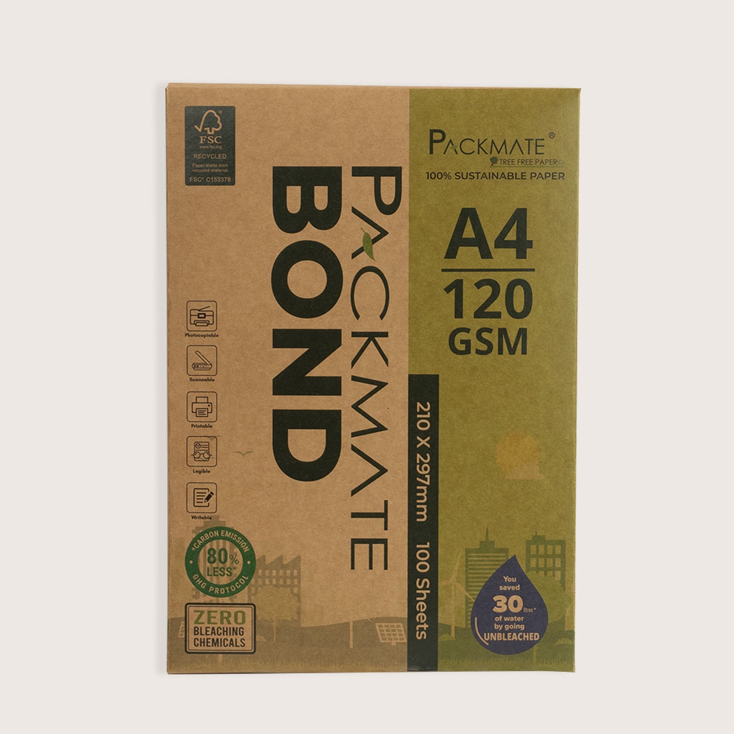 Eco Friendly A4 Letterhead Bond Paper 120 GSM Pack Of 3 Ream eco-friendly-a4-letterhead-bond-paper-120-gsm-pack-of-3-ream