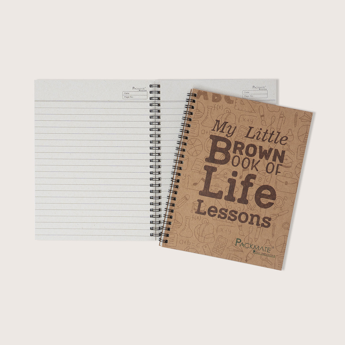 Packmate Spiral Notebook - Ruled (Pack of 3) Made From 100% Recycled P ...