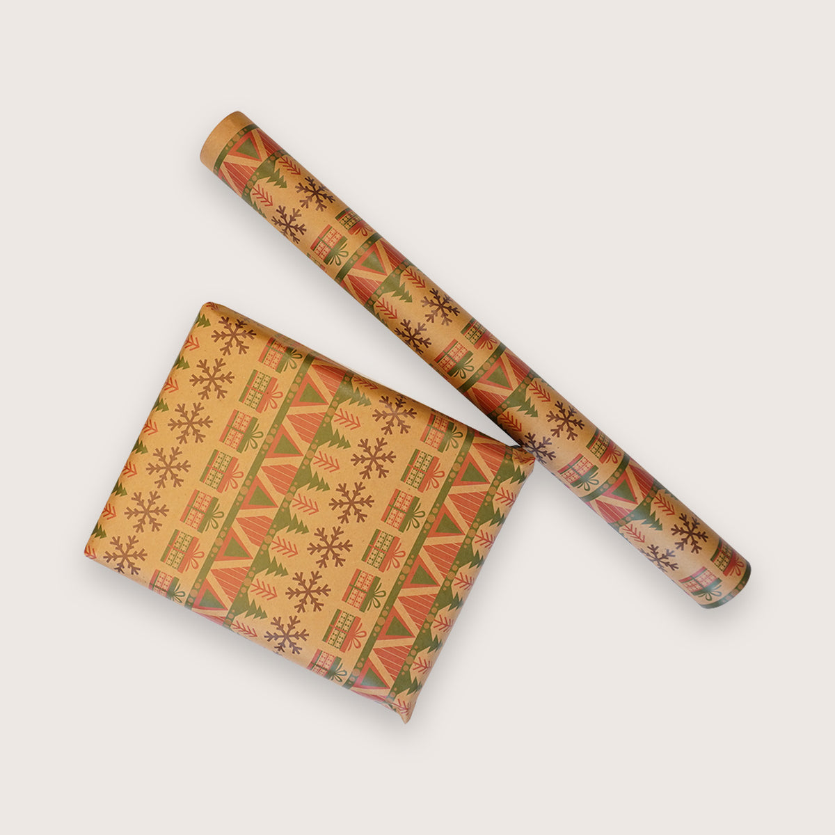 Packmate Gift Wrapping Paper (Pack of 4 Sheets) Made From 100% Recycle ...