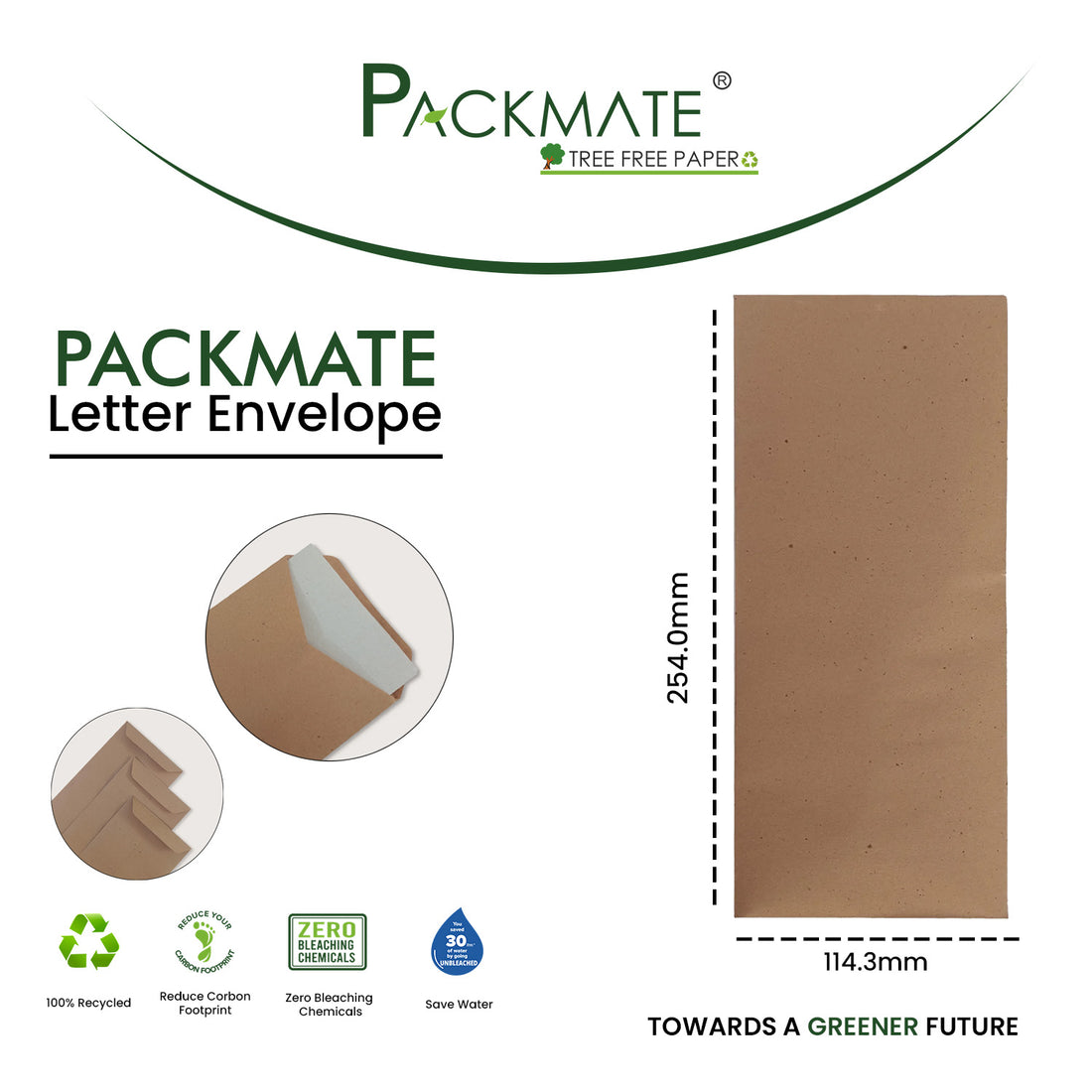 Buy Packmate Letter Envelope (Pack of 50 Envelope) Made From 100% ...