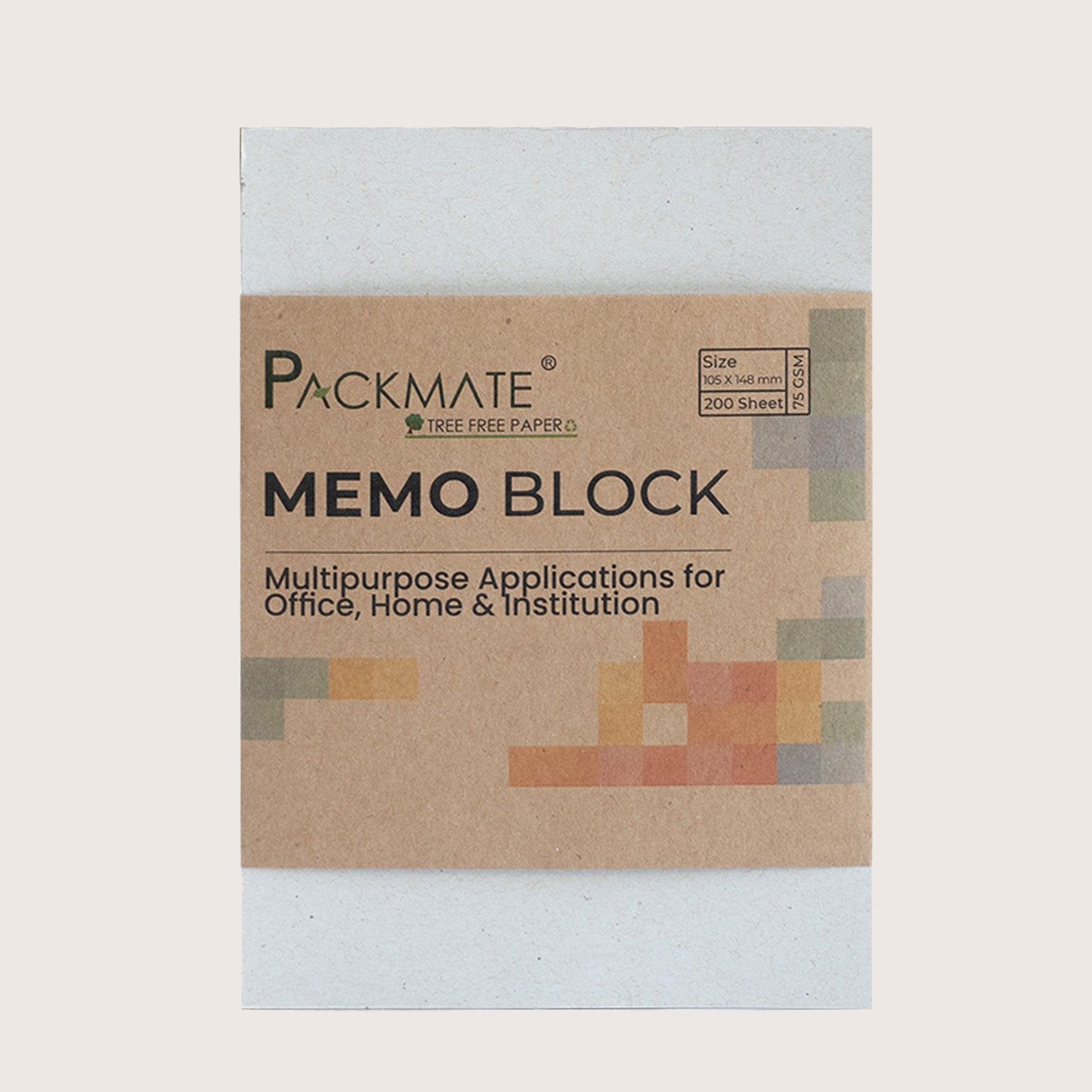 Packmate Memo Block (Pack of 5) Made From 100% Recycled Paper ...