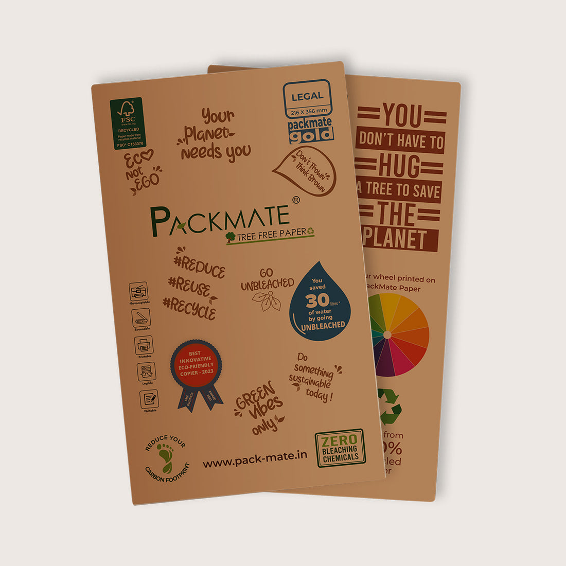 Packmate Gold Copier Paper - Recycled and Eco-Friendly – Packmate ...