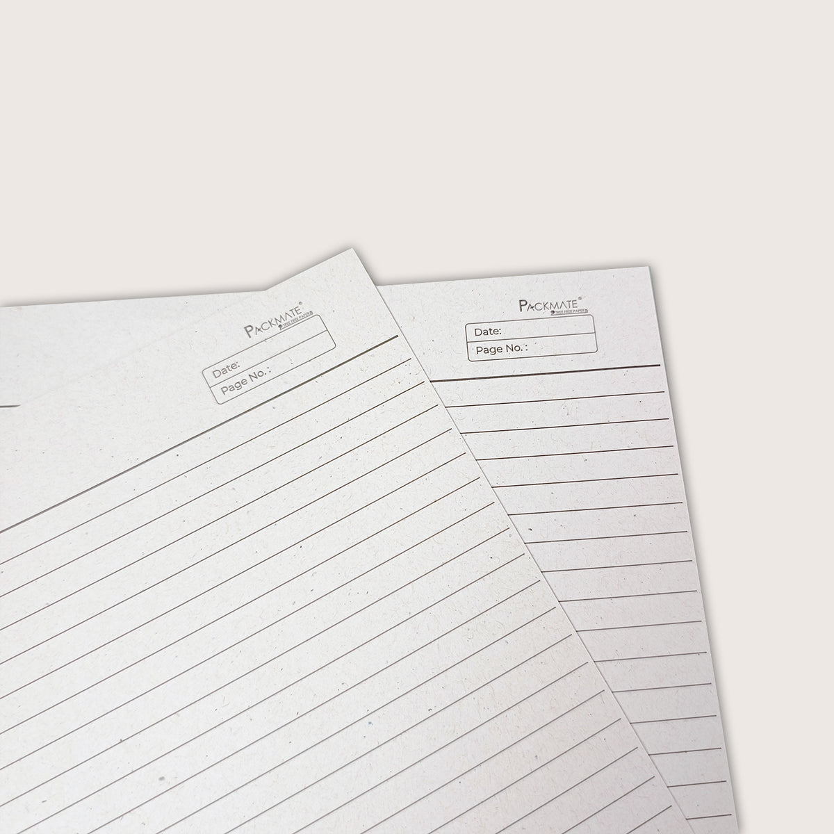 Packmate Unbleached Natural White Ruled A4 Project Sheets (Not Bright ...