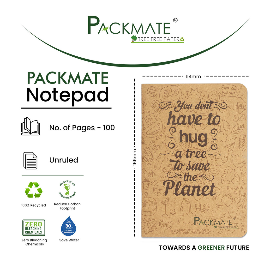 Buy Eco-Friendly Notepads | Packmate Green LLP – Packmate Grreen LLP