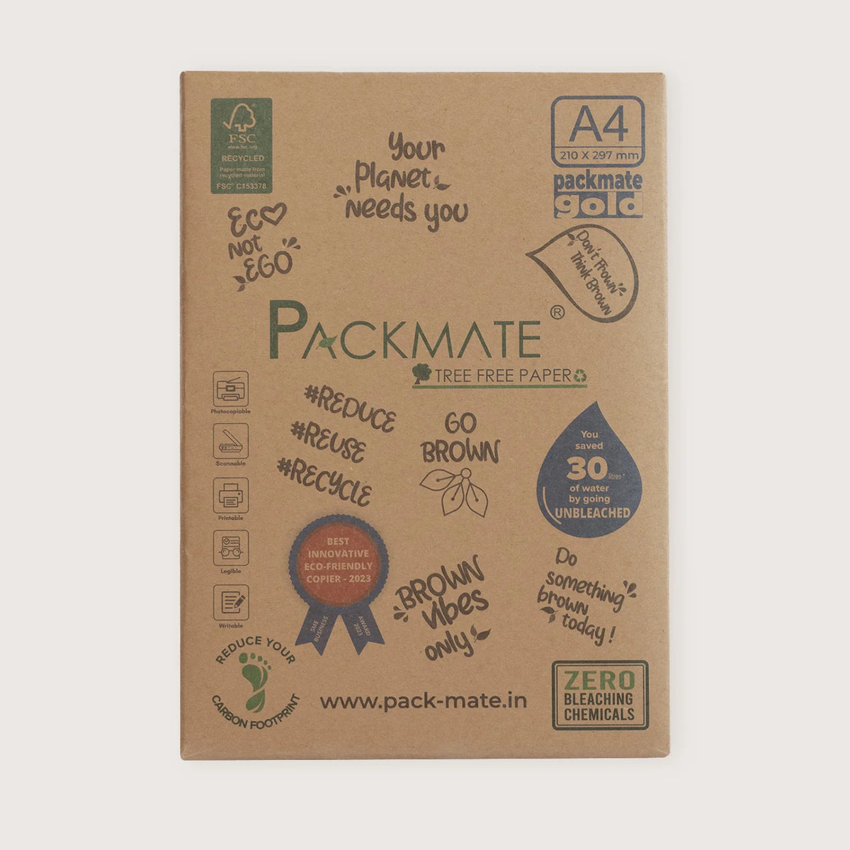 Affordable A4 Paper Ream Price - Packmate Gold Copier Paper (500 Sheets ...